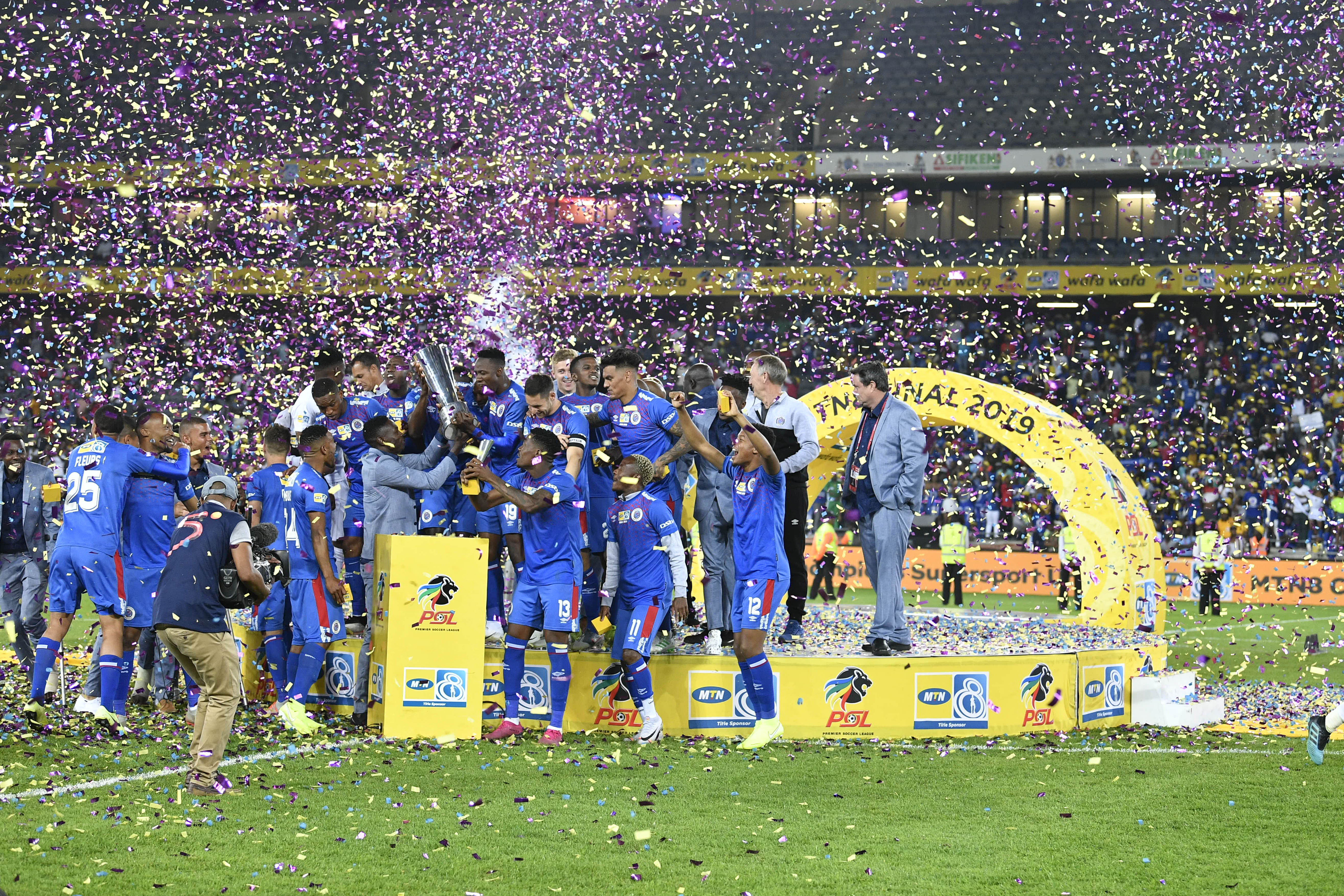 2019 MTN8 Cup Champions - SuperSport United Football Club