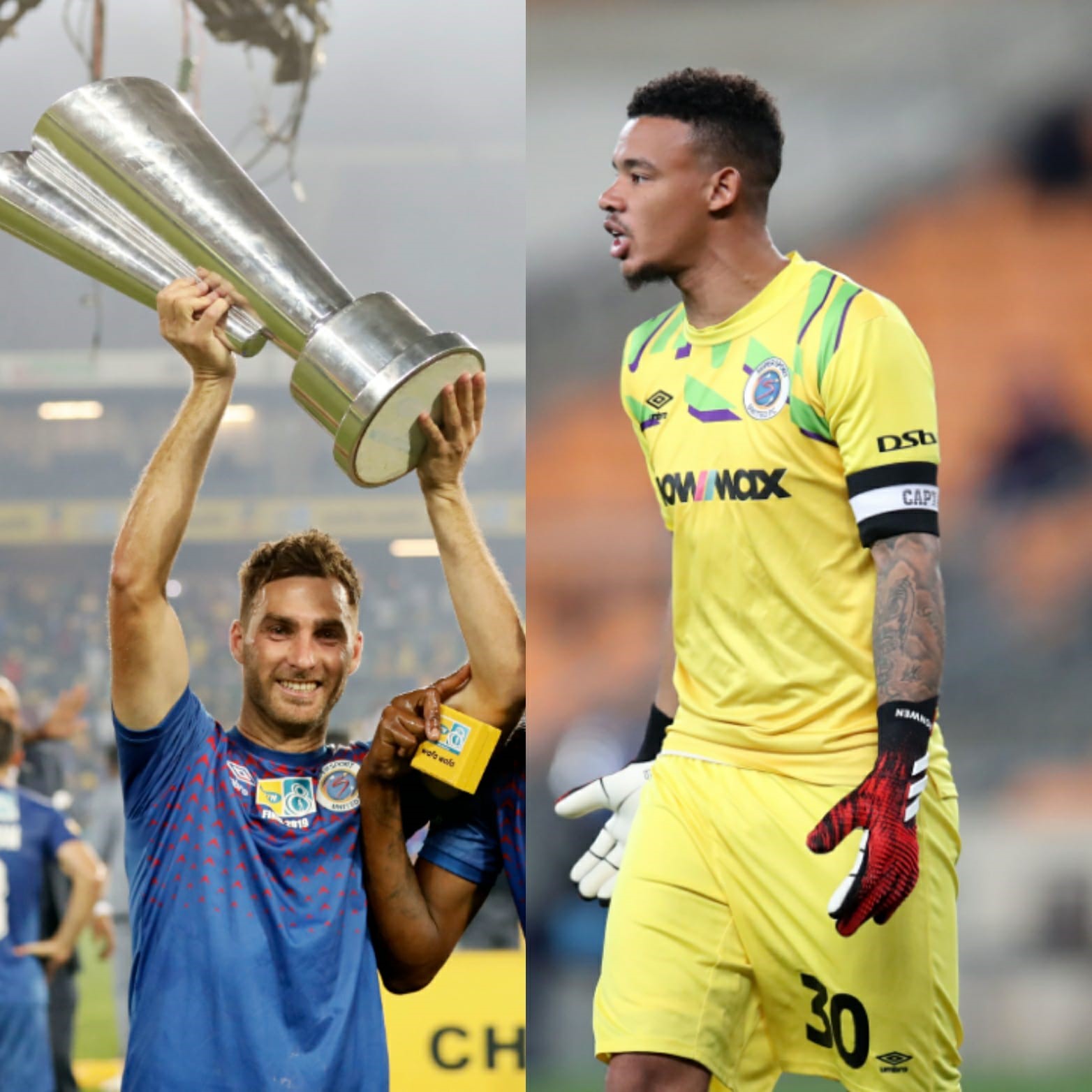 SSU duo appreciate MTN8 Cup awards - SuperSport United Football Club